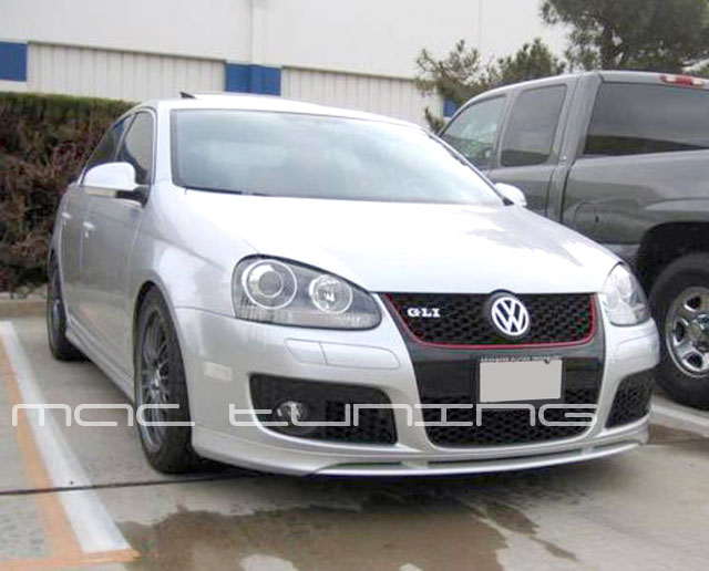 06 10 Volkswagen Golf GTI MK5 Euro Style Front Bumper Lip Kit PU Jetta ...