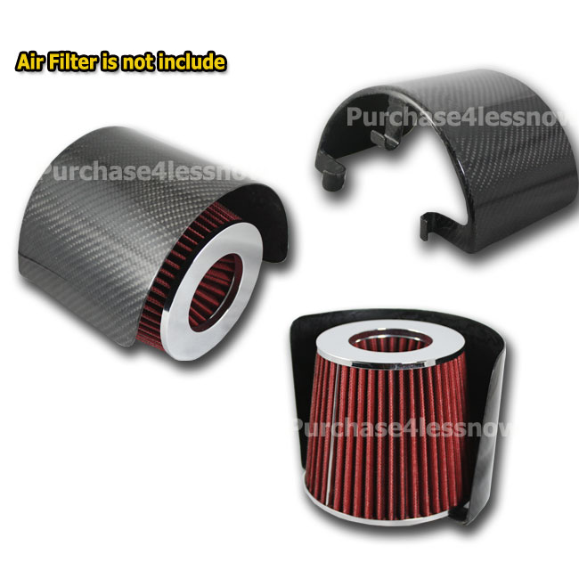 Universal Air Intake Short ram Corn Filter Heat Shield Cover filter ...