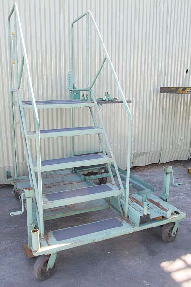 5 STEP FLATBED TRUCK TRAILER LOADING UTILITY PORTABLE LADDER | eBay