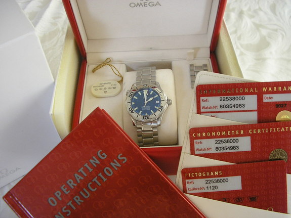 FS: OMEGA Electric Blue 300m Seamaster Pro | WatchUSeek Watch Forums