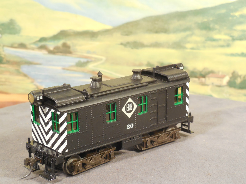 HO 1:87 Old Roundhouse BOX CAB DIESEL LOCOMOTIVE ERIE #20 Black TESTED ...