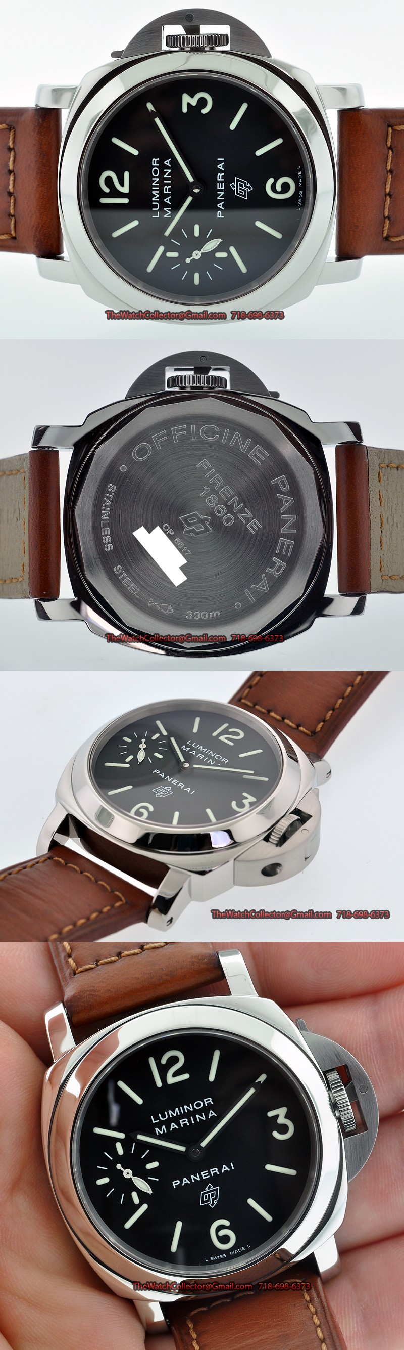 PANERAI PAM 005 LUMINOR BASE LOGO PAM005 44MM STEEL UNWORN HARD TO FIND ...