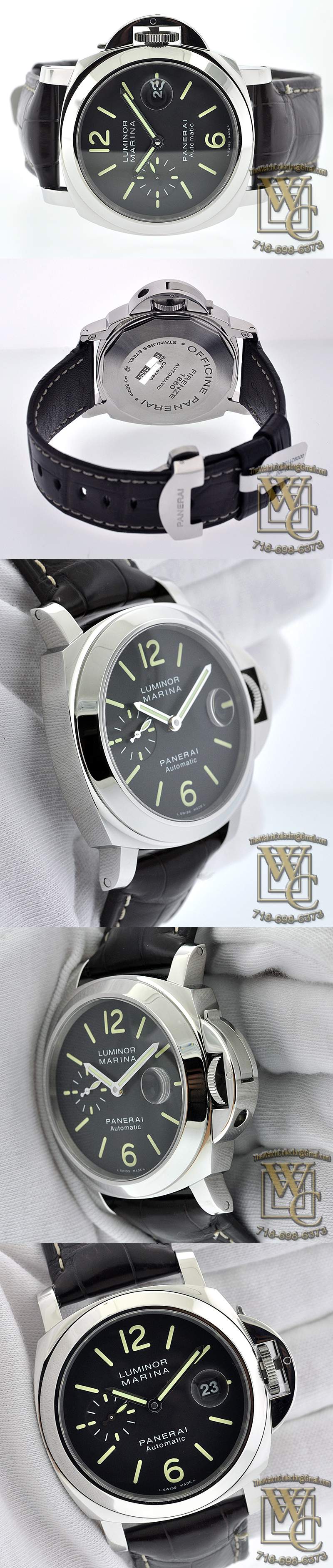 PANERAI PAM104 LUMINOR MARINA AUTOMATIC PAM 104 44MM STEEL 2015 MODEL ...