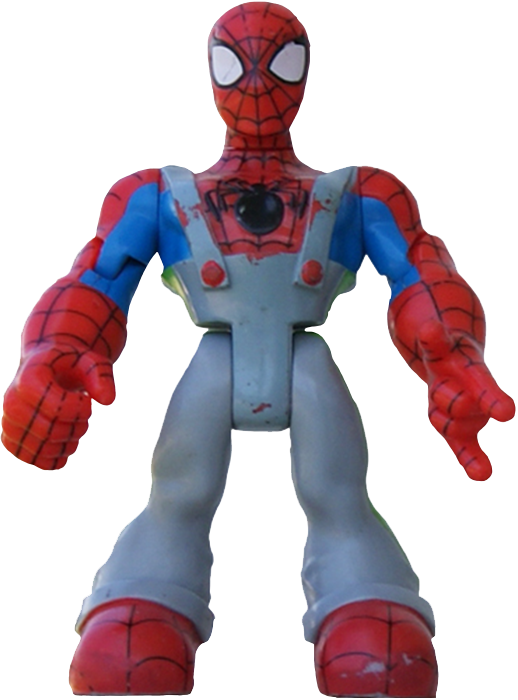 SPIDER-MAN & FRIENDS 2002 preschool action figure toy Fire Fighter ...