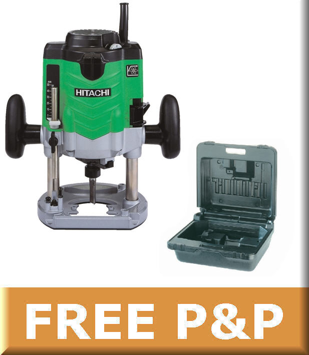 Hitachi 1/2" Precision Plunge Router 110v + Case M12VEL | eBay