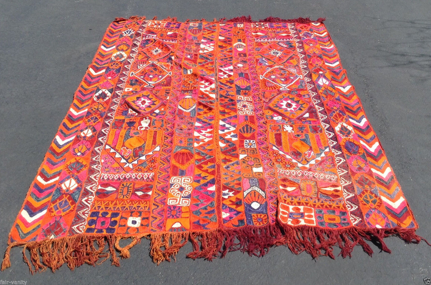 adamroth : Vintage Colorful Handmade Embroidered Kurdish Chain Stitch ...