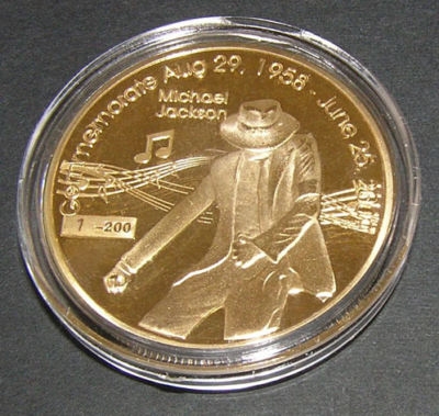 cadmaster : Michael Jackson Legend to Superstar Mint Souvenir Coin