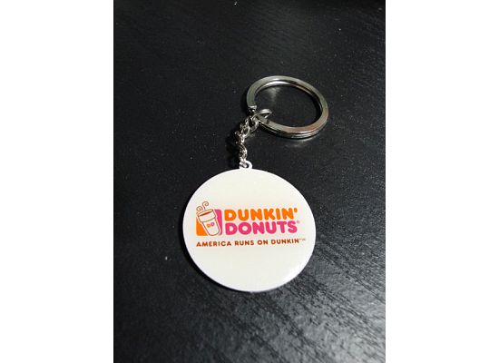 piggyweird : dunkin donuts keychain