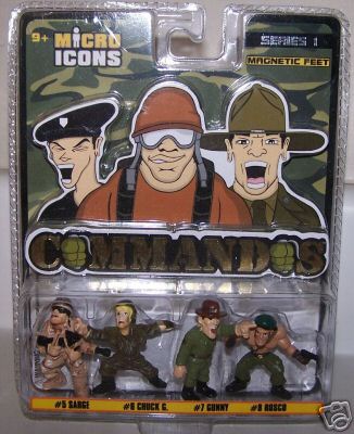 mitilo51 : Micro Icons Commandos Figures Pack Series 1 Mini Size N