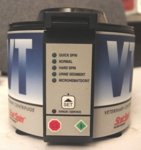 StatSpin VT Veterinary Centrifuge. Model V901-22. AS IS - WITH BROKEN ...