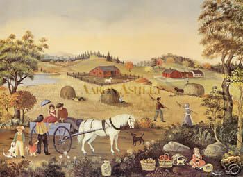 FrameHouseGallery : Harvest by Martha Cahoon BNT Canvas Print