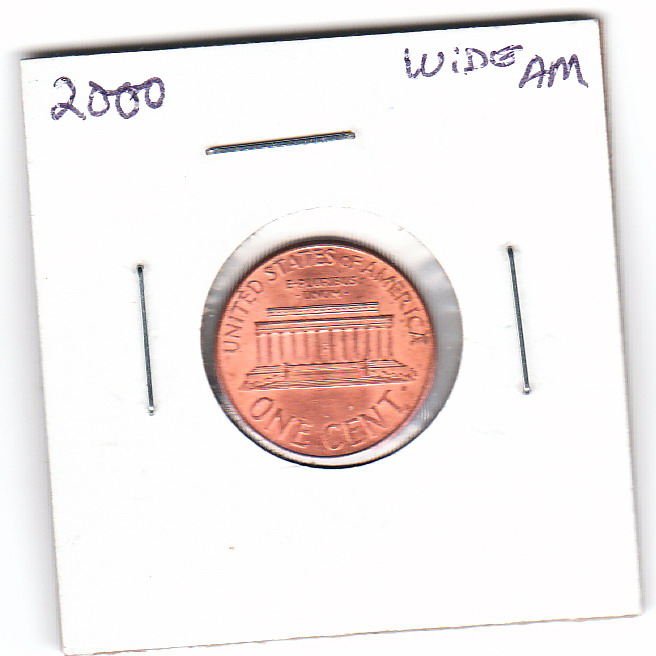 Cents Make Sense : 2000 WIDE AM ERROR LINCOLN CENT
