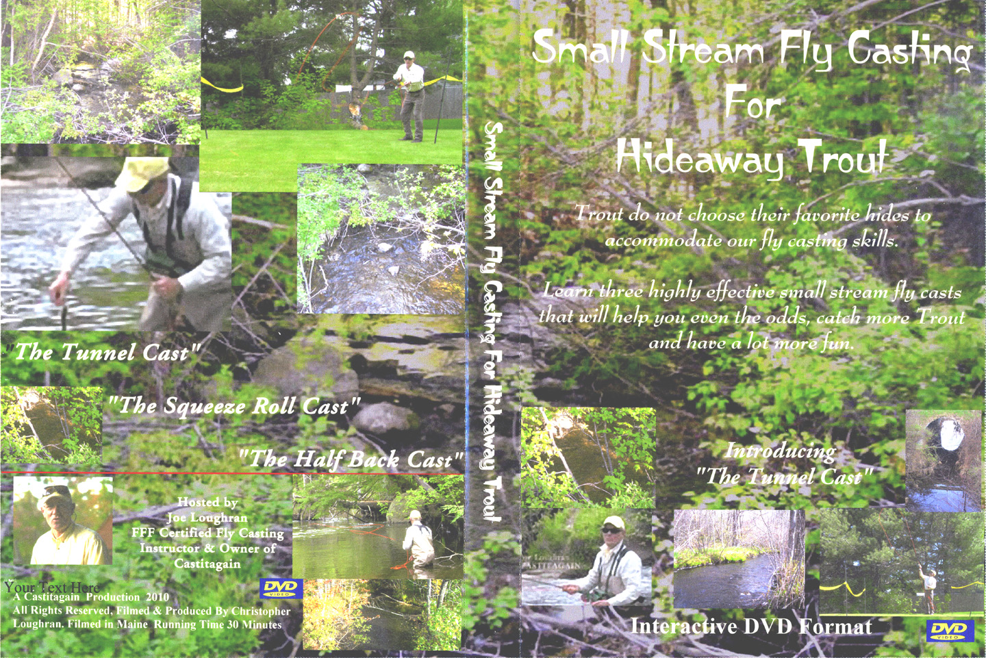 Castitagain : Small Stream Fly Casting For Hideaway Trout Interactive DVD