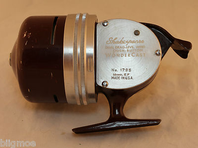 Vintage Shakespeare Wondercast No.1795 Model EF Push Button Fishing ...