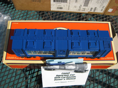 boxcar611 : LIONEL COMMAND CONTROL AQUARIUM CAR, 6-19845, NIB