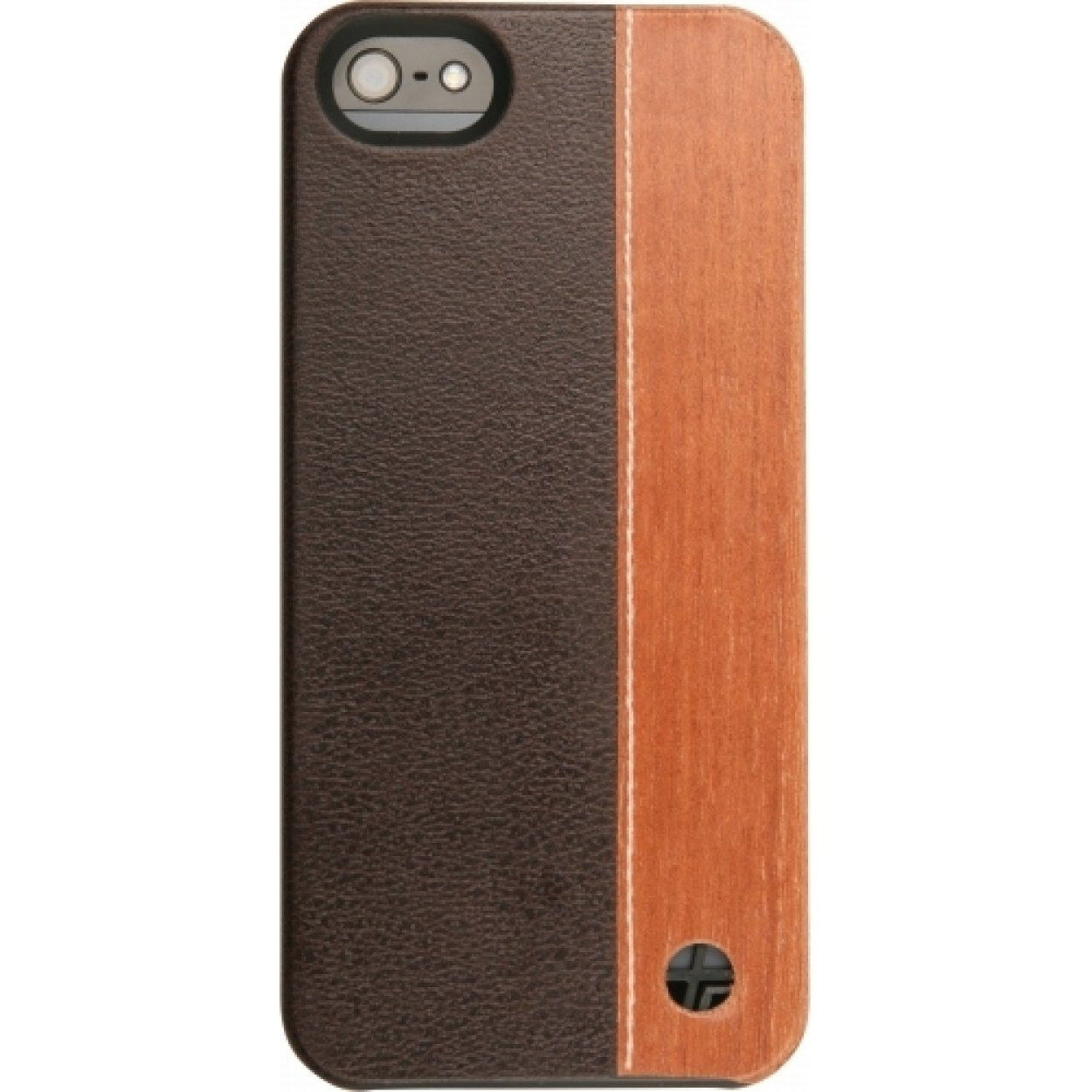 Trexta 18739 Wood and Leather Series Snap-On Leather Case iPhone 5 & 5s ...