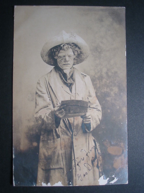 vintagepostcardsandphotos : Early 1900s Actor Clown SIGNED Real Photo ...