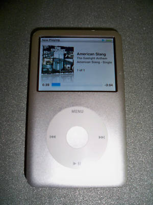 bkvsells : APPLE IPOD CLASSIC 80GB SILVER 6TH GEN MB029LL/A