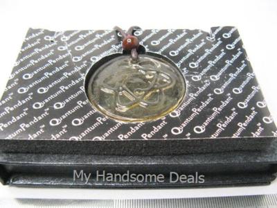HandsomeDeals : NEW GOLD TRANSPARENT Quantum Scalar Energy Pendant