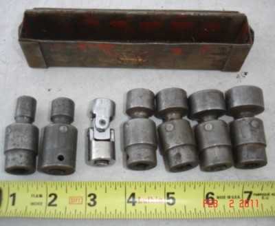 ehampe3 : MAC TOOLS, 7 Piece Impact Swivel Socket Set 3/8" Drive