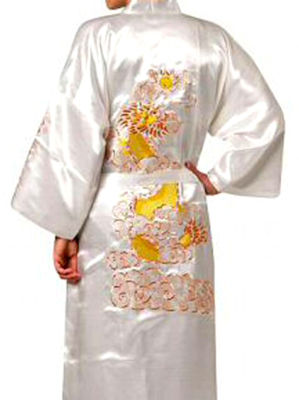 china_cheong : Chinese Men's Dragon Robe Sleepwear