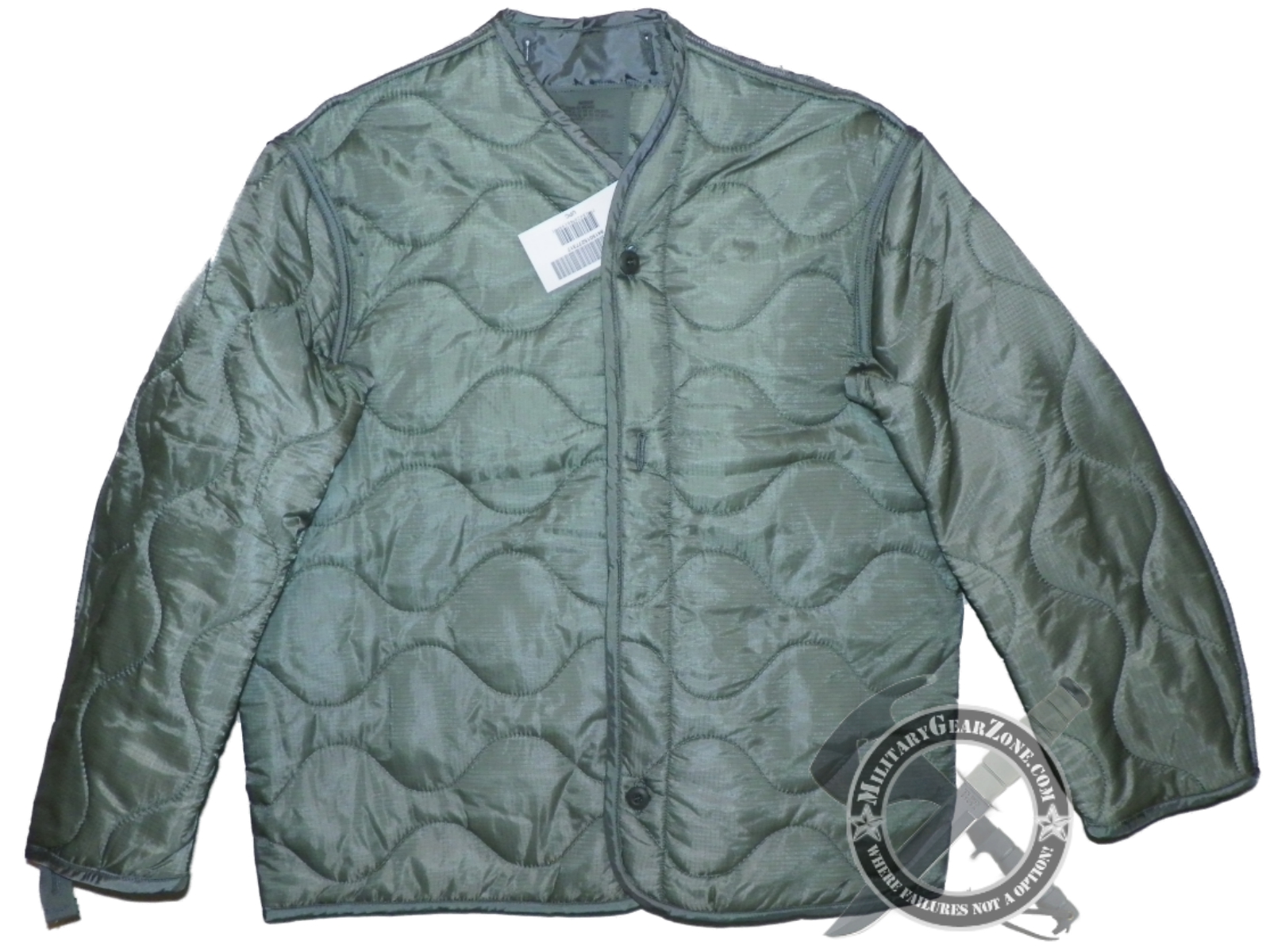 New Med M65 Field Jacket Liner Foliage Gray Genuine Issue Cold Weather ...