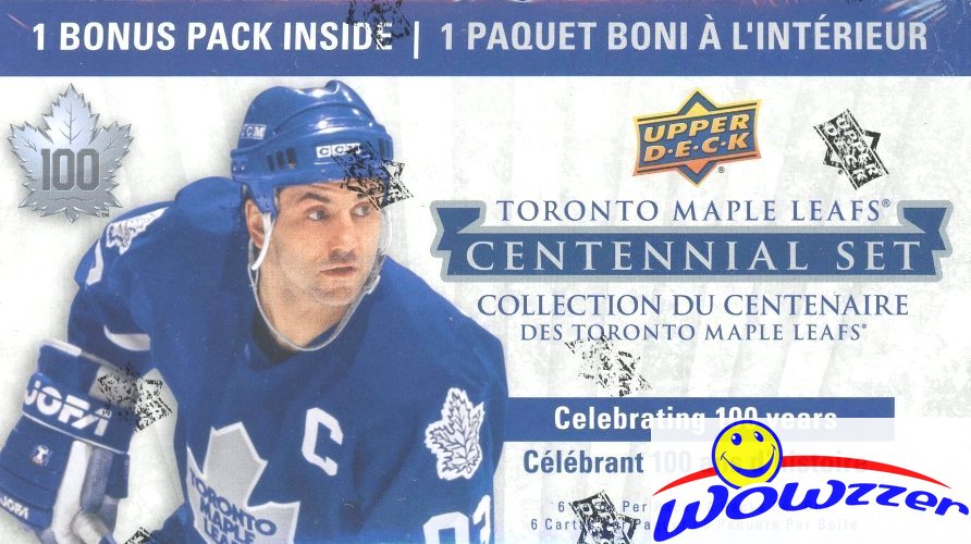 2017 Upper Deck Toronto Maple Leafs Centennial Hockey Factory Sealed ...