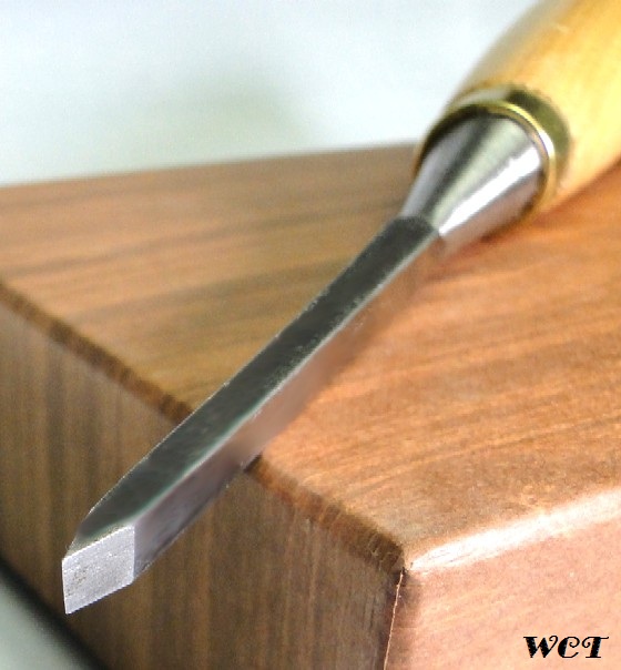Wood Carver Tools : 1/4" Left Hand Skew Straight Blade Wood Carving Chisel