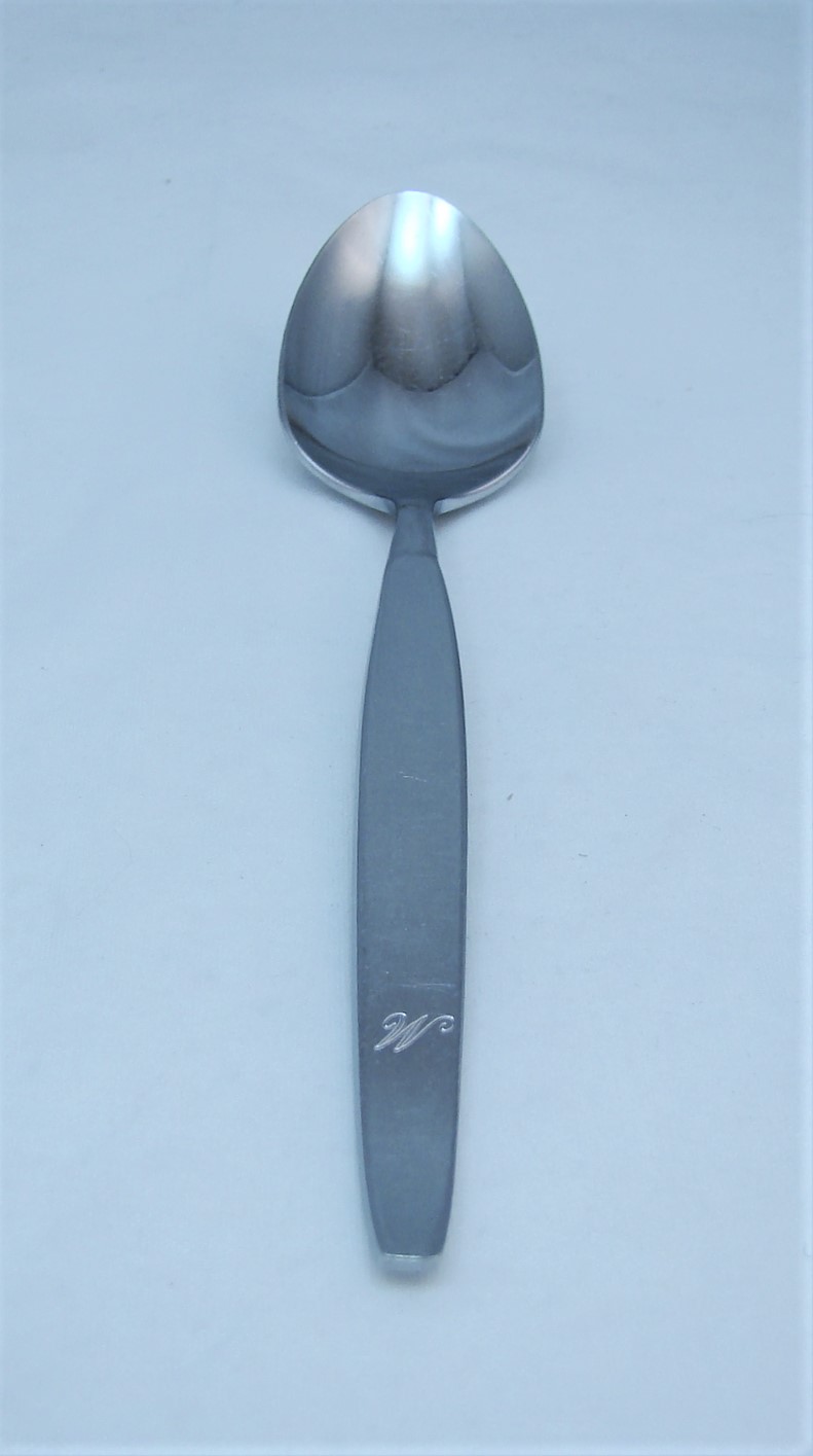 Oneida Community Stainless Steel FROSTFIRE Teaspoon(s) Monogram W or M ...