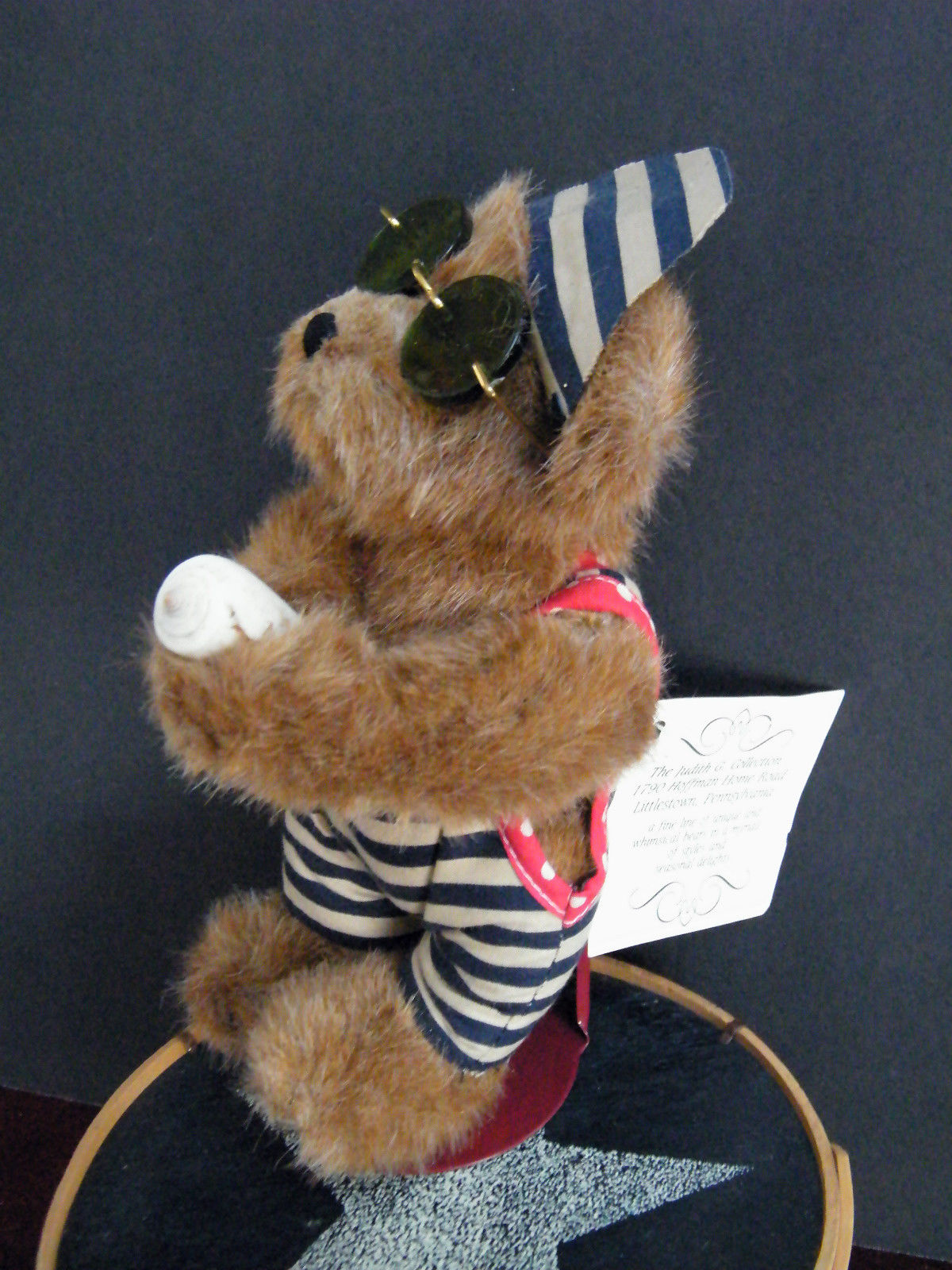 Boyds Bears- Judith G Collection- 9" Seashore Beach Bear- #FBSH1-NWT ...