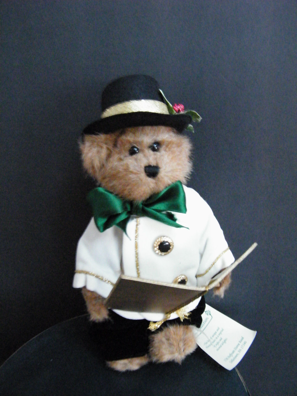 Boyds Bears- Judith G Collection- 9" Boy Caroling Bear - #CB27 -NWT ...