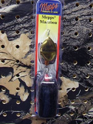 Mepps Marabou # 5 Colorado Blade 1/2 OZ Model MM5 G-BK, shomosgunshop