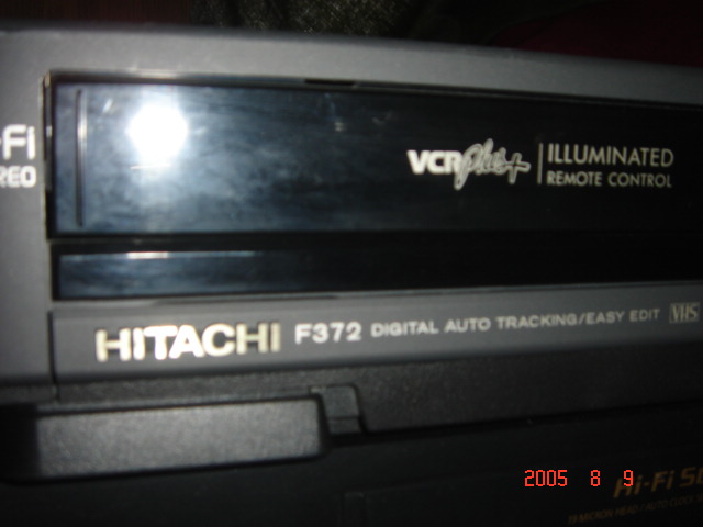 HITACHI VHS PLAYER 4 HEADS HIFI GOOD CONDITION FULLY FUNCTIONAL VCR ...