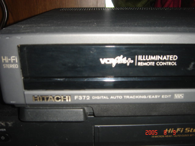 HITACHI VHS PLAYER 4 HEADS HIFI GOOD CONDITION FULLY FUNCTIONAL VCR ...