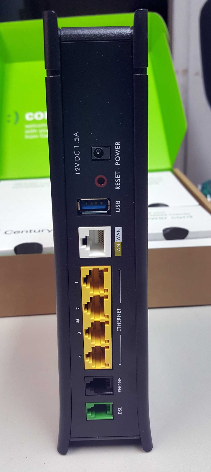 CenturyLink Modem CenturyLink C1100Z Modem Router Combo - VDSL/ADSL2+ Wireless N, GPON ...