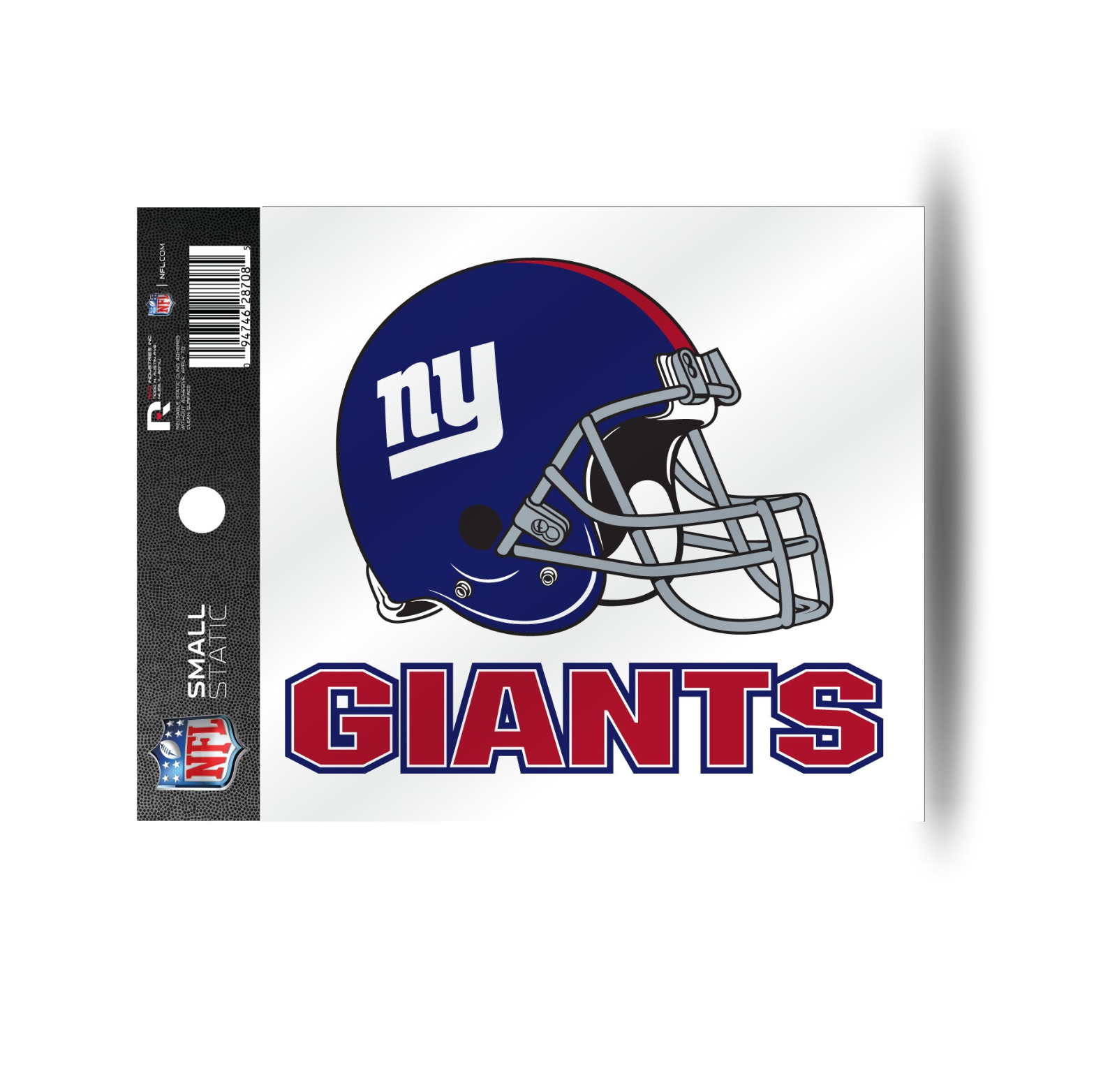 New York Giants Helmet Logo Static Cling Sticker NEW! Window 3x4 Inches ...