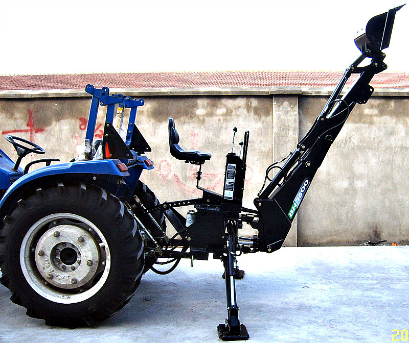 BACKHOE TRACTOR ATTACHMENT BH7600 Bucket PTO 3 Pt Link - Excavator ...