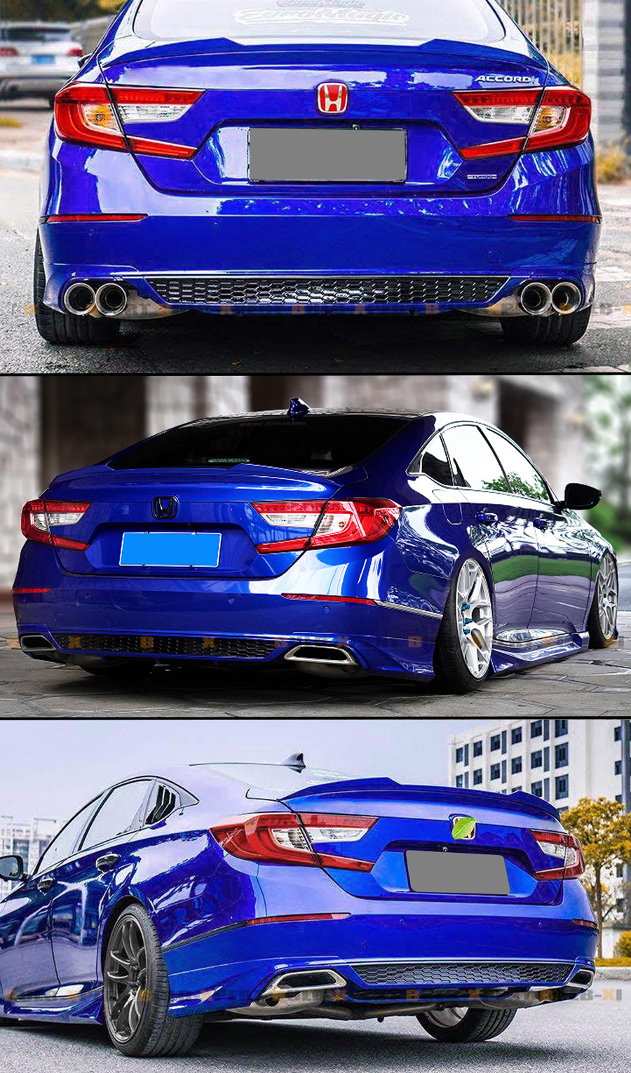 FOR 18-2021 10TH GEN ACCORD STILL NIGHT PEARL REAR BUMPER SIDE CORNER ...