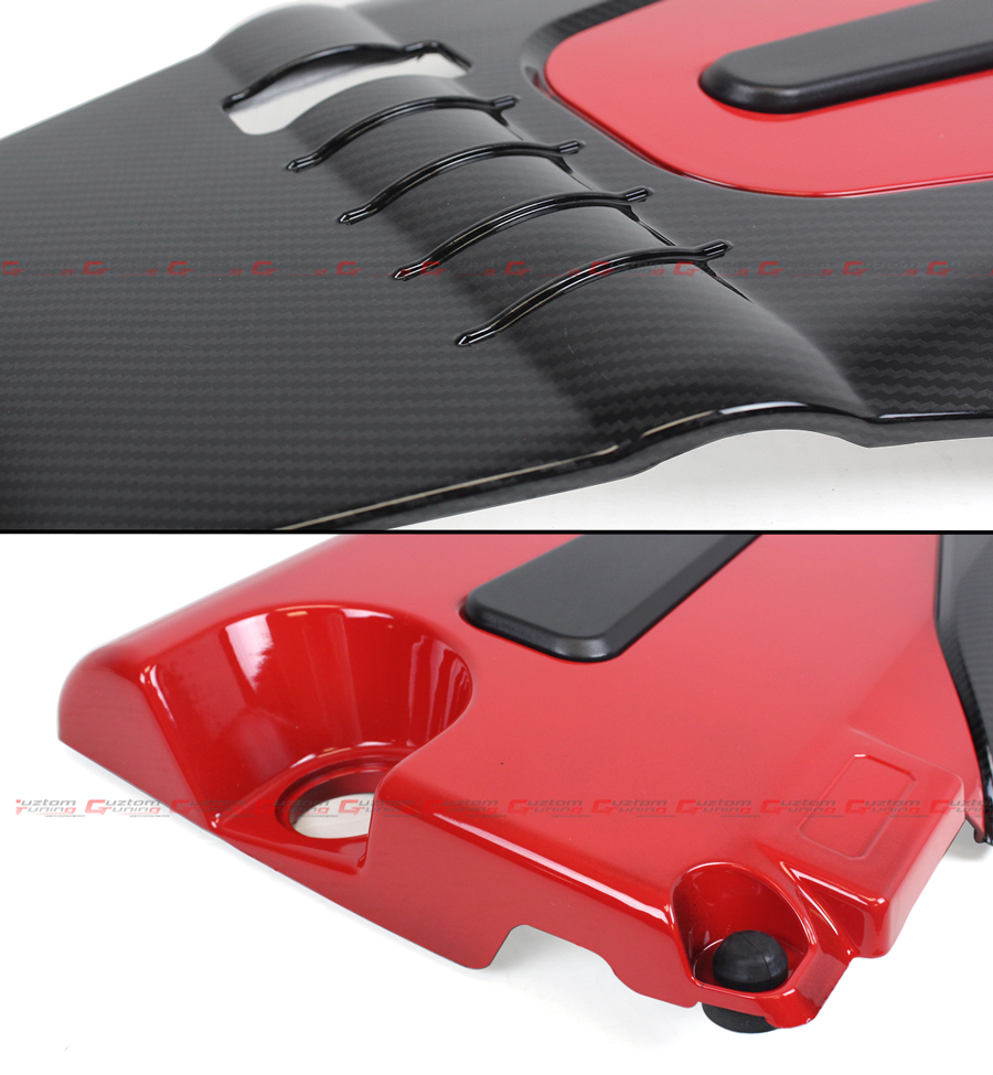 FOR 18-2020 10TH GEN HONDA ACCORD 1.5T RED BLACK TYPE-R STYLE ENGINE ...