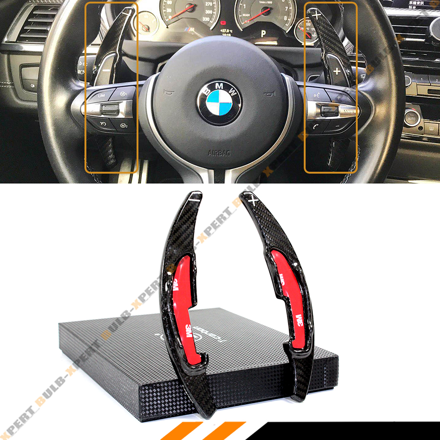 Carbon Fiber Steering Wheel Paddle Shifter Extension DSG For BMW M2 M3 M4 M5 M6 | eBay