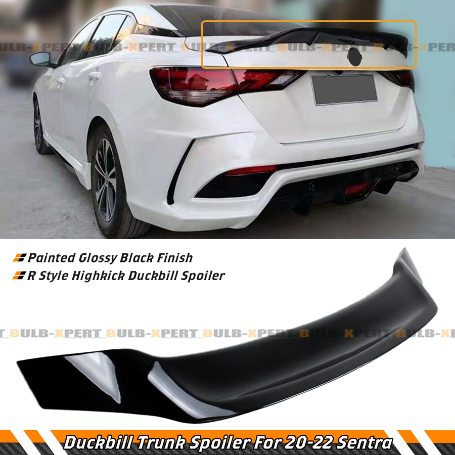 High Kick Trunk Spoiler Gloss Black RS Style High-Kick Trunk Spoiler ...
