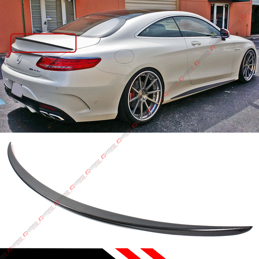 FOR 15-2020 MERCEDES BENZ S550 S63 S65 2DR COUPE CARBON FIBER TRUNK ...