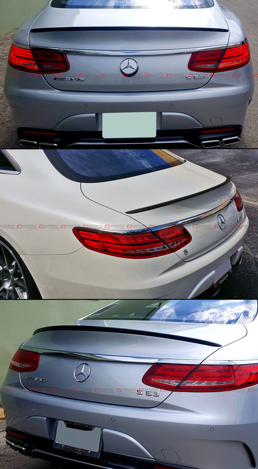 FOR 15-2020 MERCEDES BENZ S550 S63 S65 2DR COUPE CARBON FIBER TRUNK ...