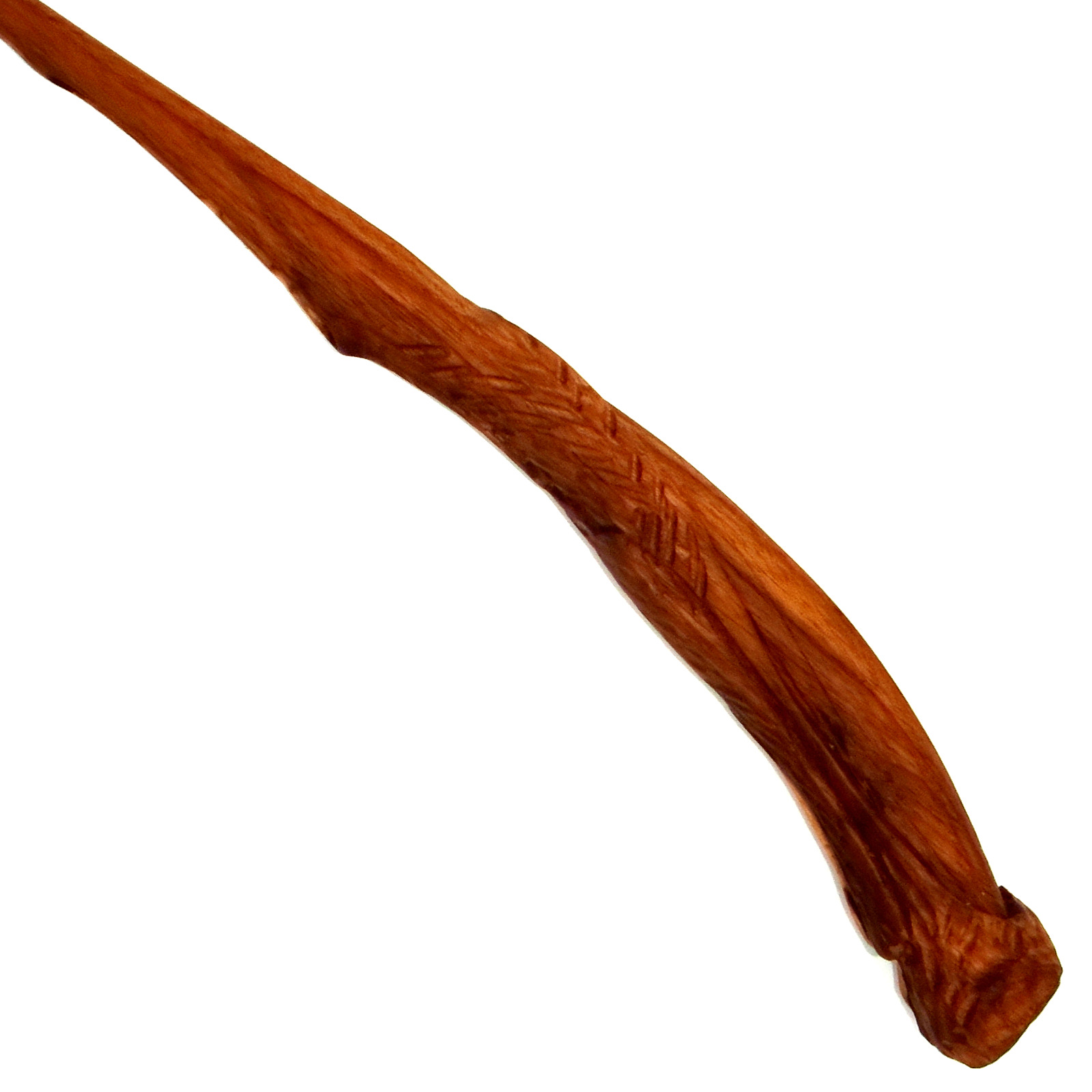 14" Hand Carved Harry Potter Snatcher Mahogany Wood Wand, Wiccan Wand ...