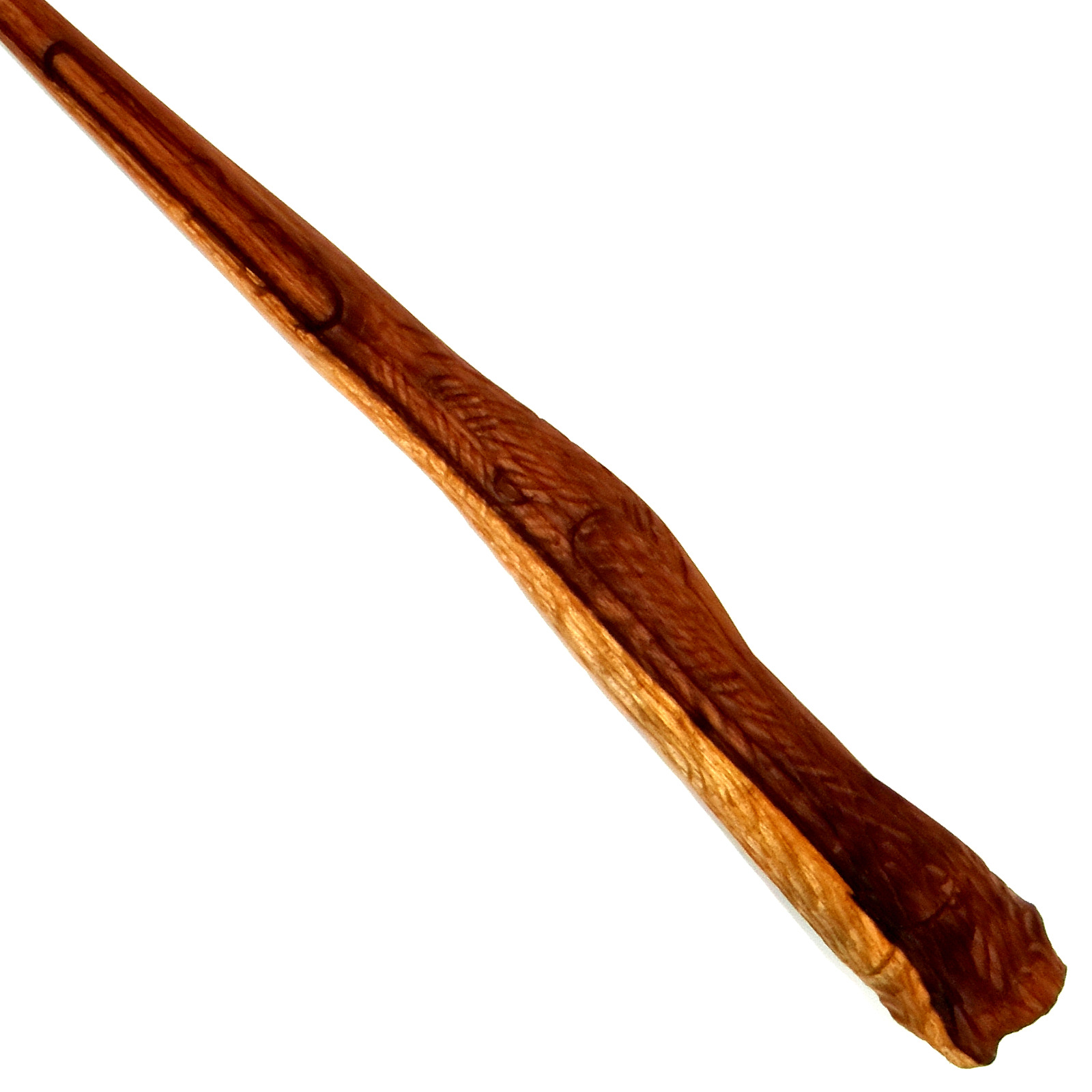 14" Hand Carved Harry Potter Snatcher Mahogany Wood Wand, Wiccan Wand ...