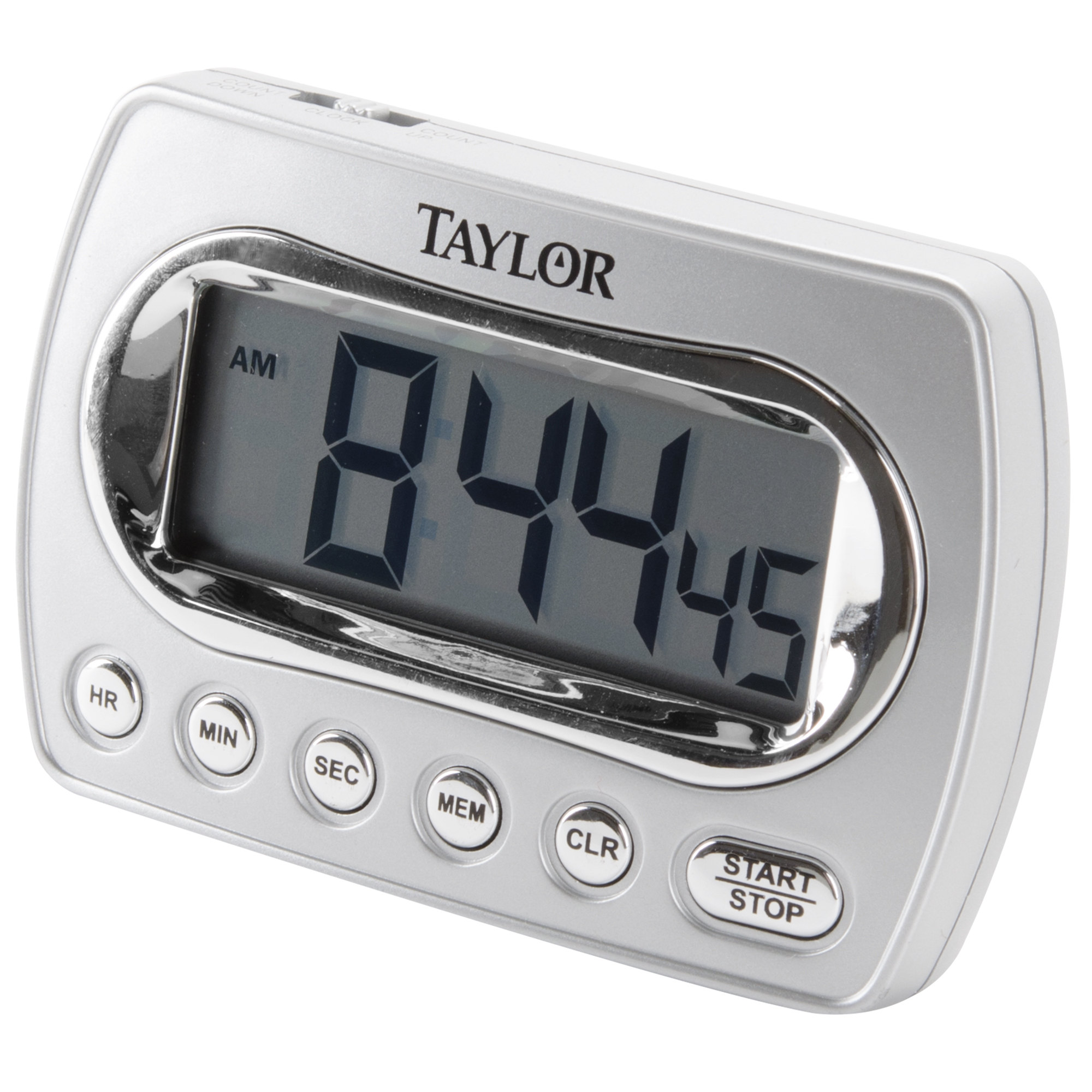 Taylor Digital Chrome Timer with Memory And Clock #5847-21 | eBay