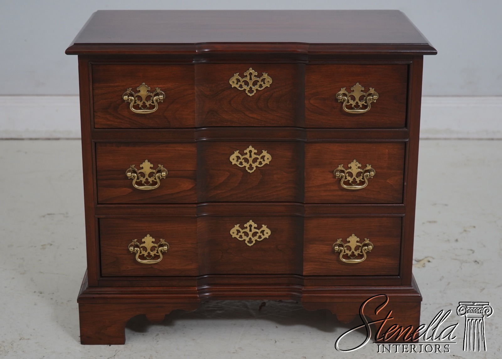 69082: PENNSYLVANIA HOUSE Cherry Blockfront Nightstand Chest, Stenella ...