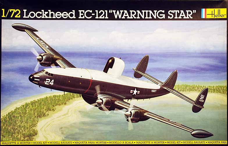 Heller 1/72 Lockheed EC-121 WARNING STAR Model Airplane Kit!