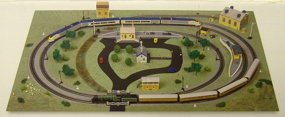 NEW HORNBY 'OO' GAUGE TRACK LAYOUT PLANNER - TRACKMAT PLAYMAT | eBay
