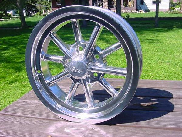 ROCKET 15X4.5 GASSER HOT ROD WHEELS LAUNCHER FORD CHEV | eBay